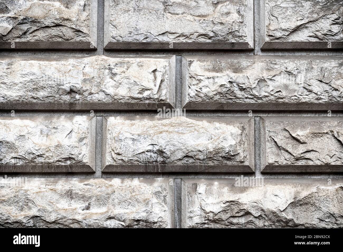 Rock gloomy pattern background. Grey masonry, stonework texture ...