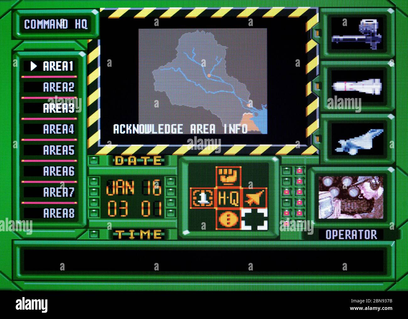 A.S.P. Air Strike Patrol - SNES Super Nintendo - Editorial use only ...