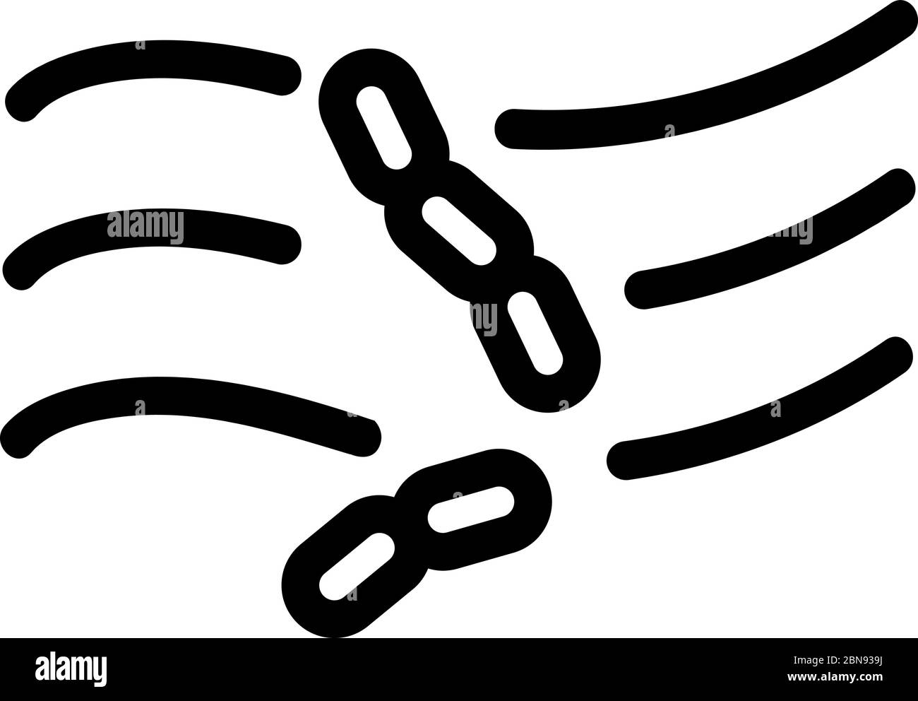 mycobacterium tuberculosis icon vector outline illustration Stock ...