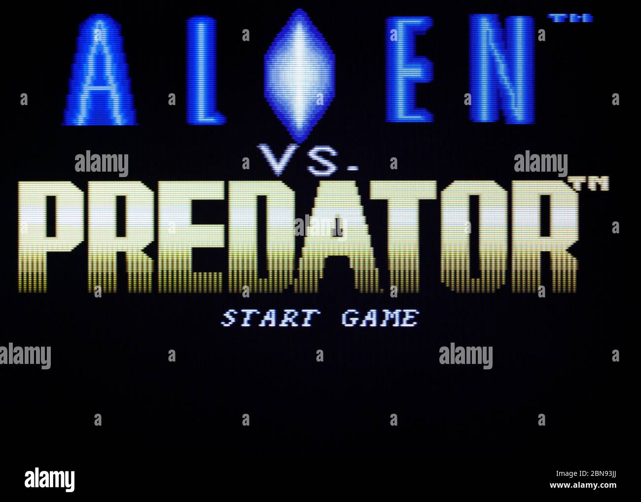 Alien vs Predator - SNES Super Nintendo - Editorial use only Stock ...