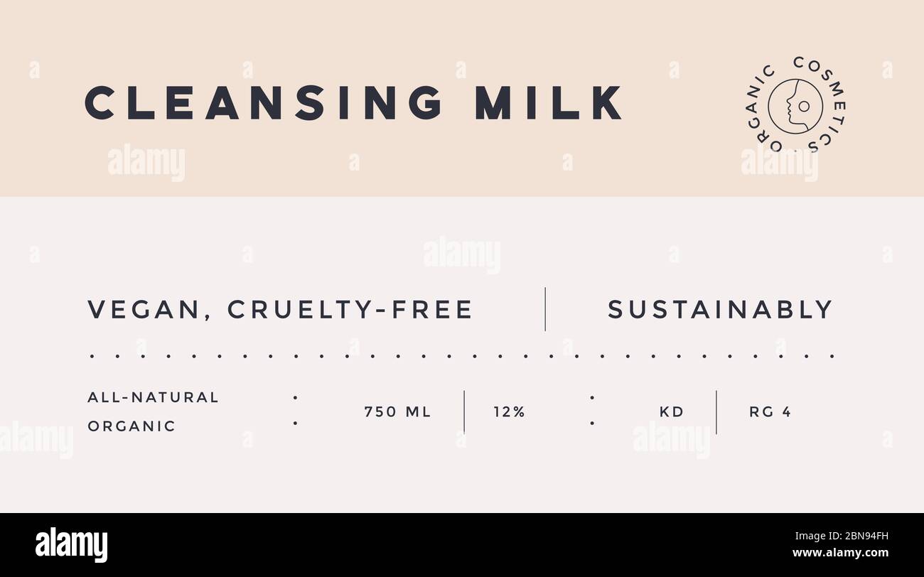 Minimal Label. Typographic modern vintage label Stock Vector Image ...