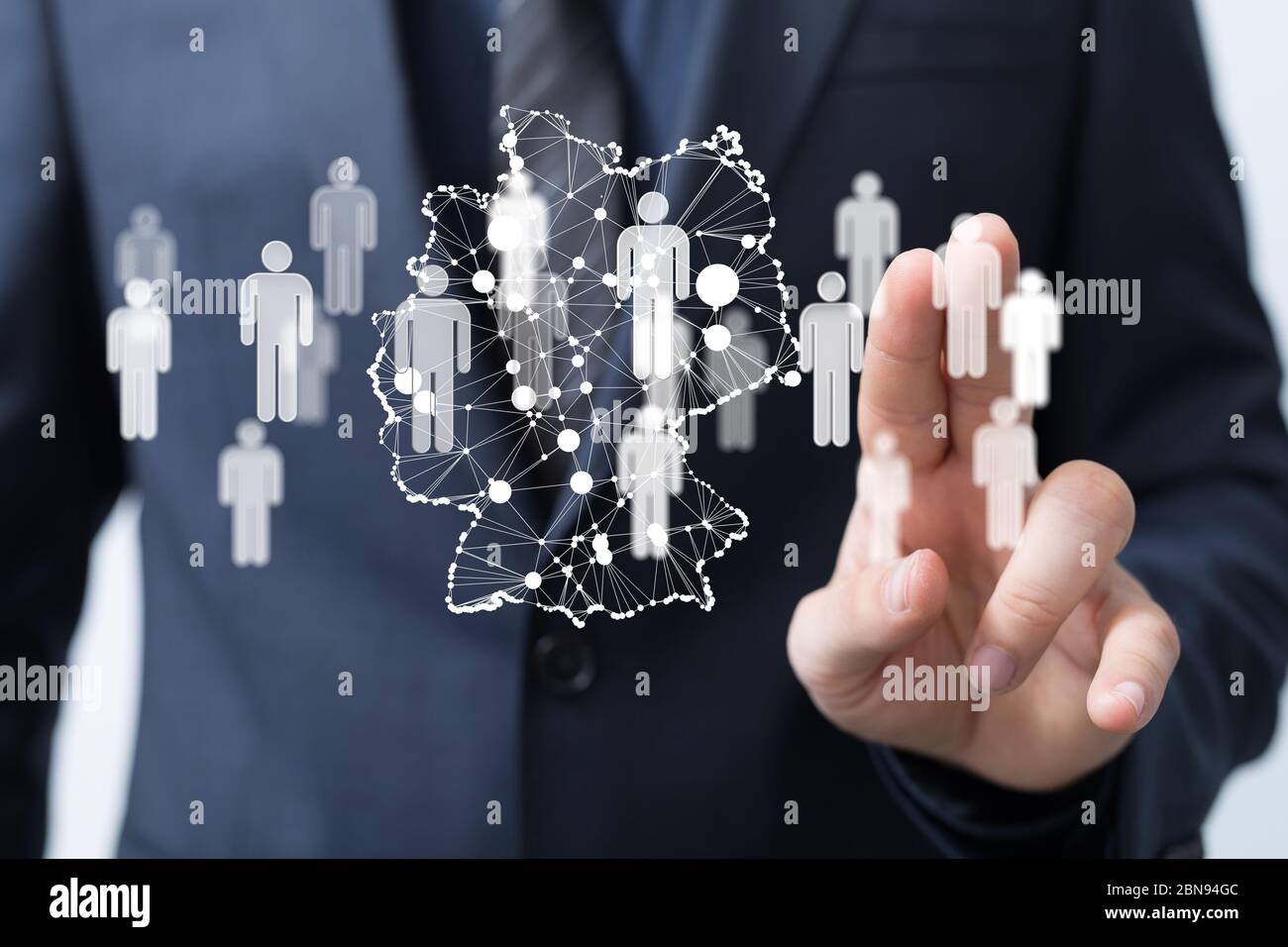 3d germany country map hi-res stock photography and images - Alamy