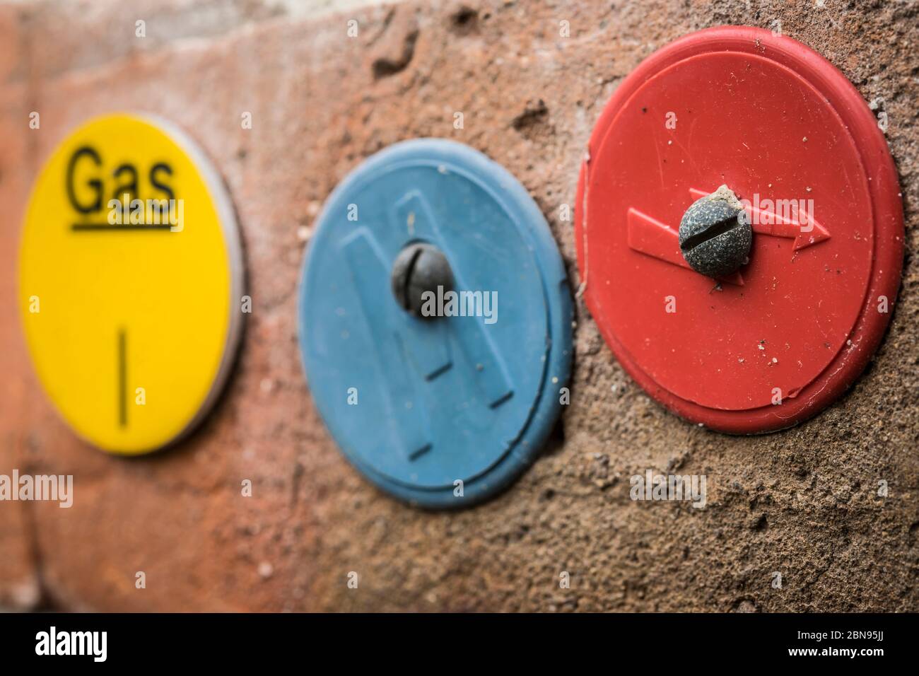 supply signs on a historic wall Stock Photo - Alamy