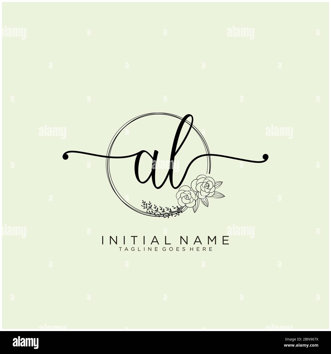 Al logo design hi-res stock photography and images - Alamy