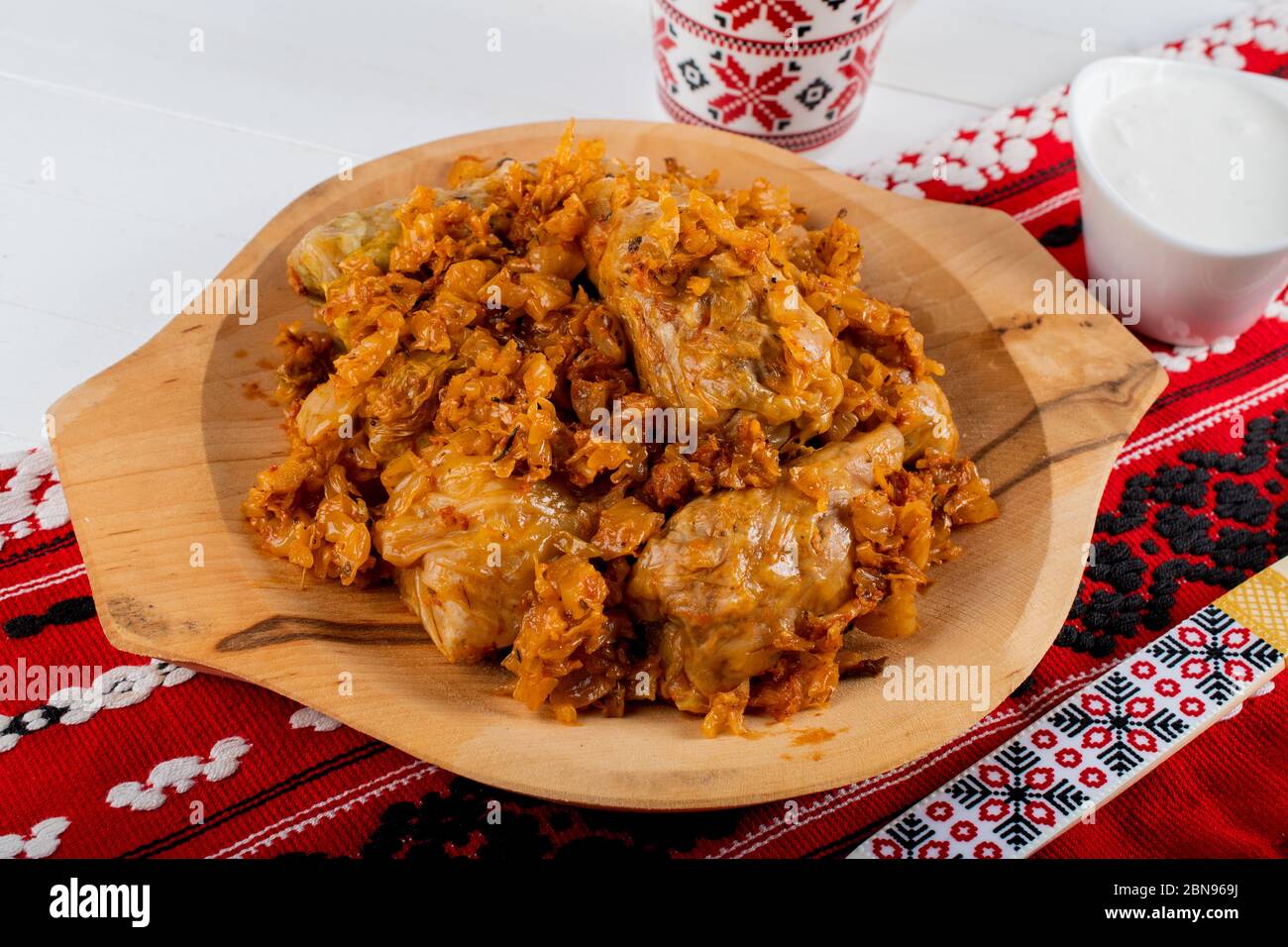 Sarma is a dish of vine, cabbage, monk's rhubarb or chard leaves rolled ...