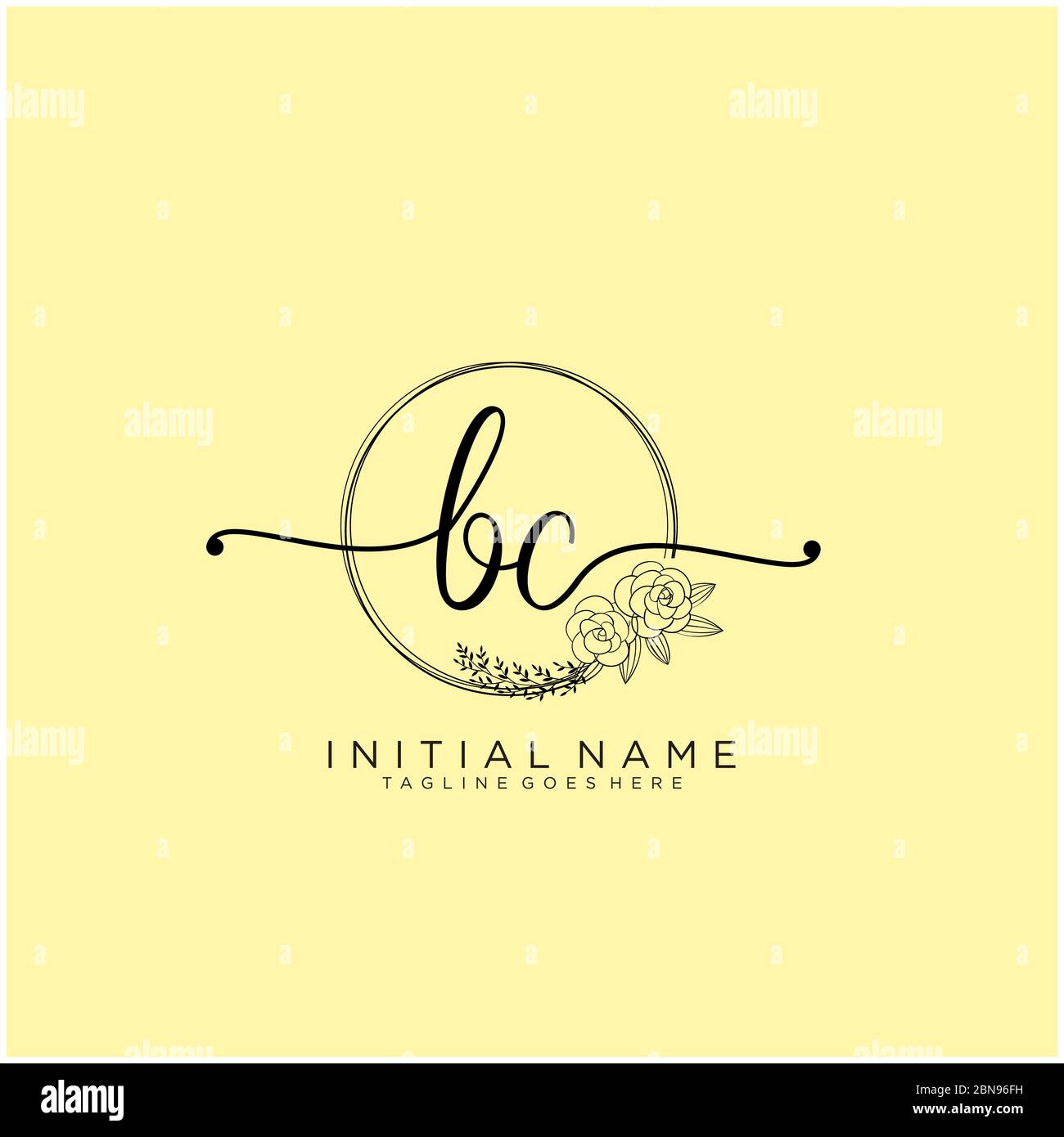 Bc initials logo Cut Out Stock Images & Pictures - Alamy
