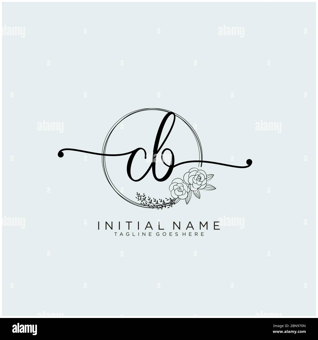 Monogram cb Cut Out Stock Images & Pictures - Alamy