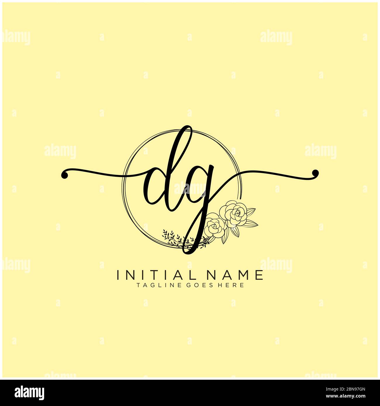 Dg monogram hi-res stock photography and images - Alamy