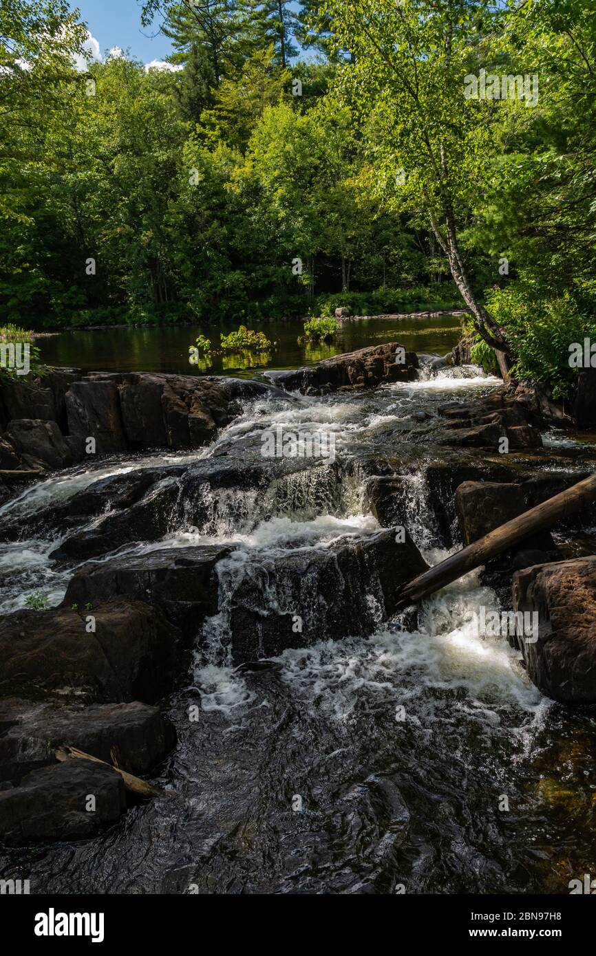 Lime stone waterfalls Stock Photo - Alamy
