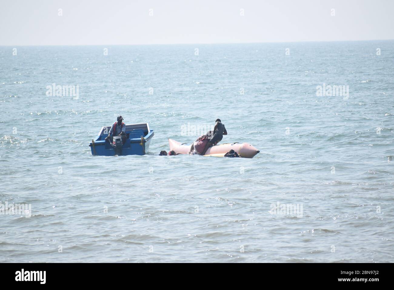 India goa boat ride hi-res stock photography and images - Alamy