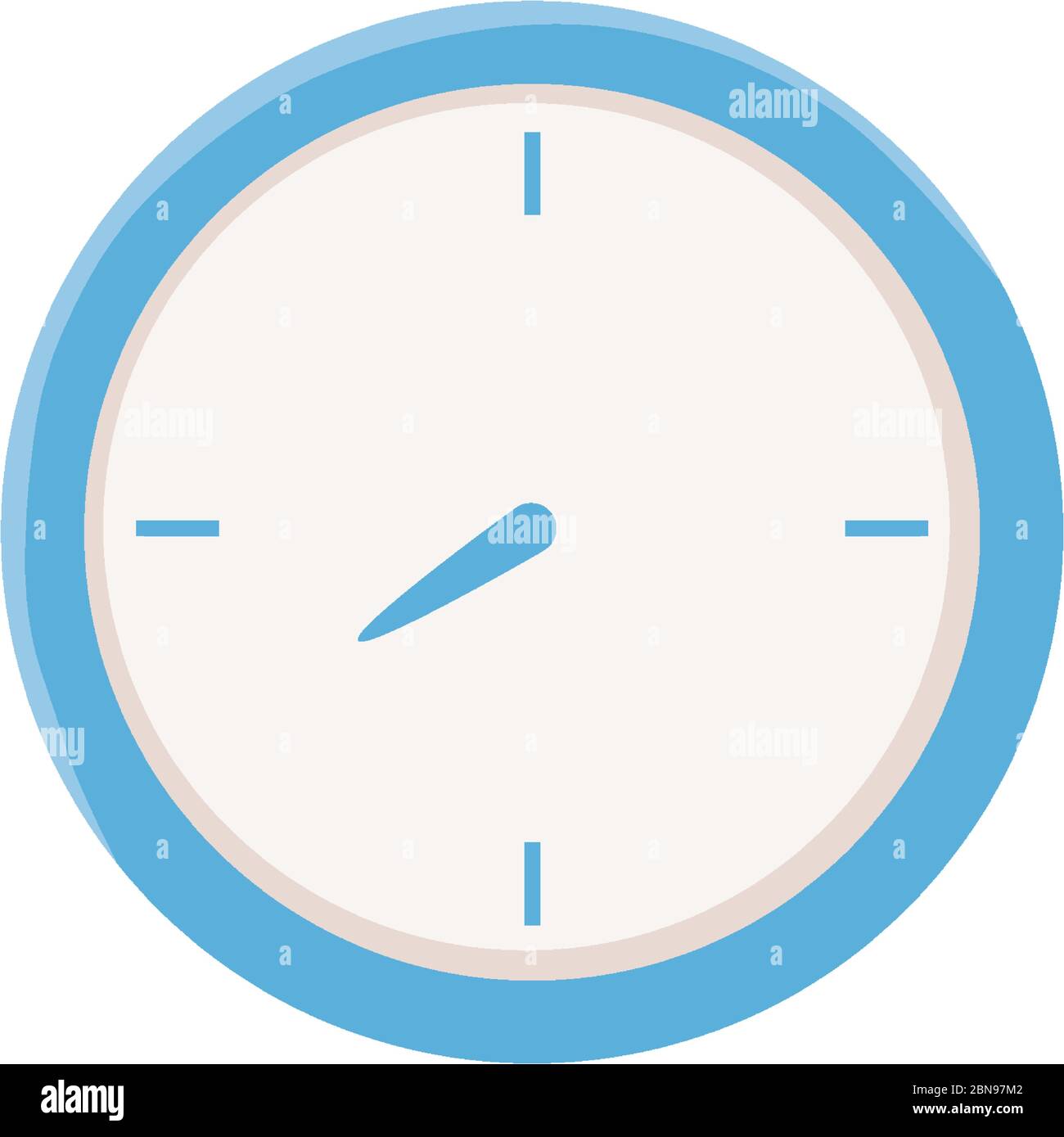 round clock time isolated icon design vector illustration Stock Vector ...