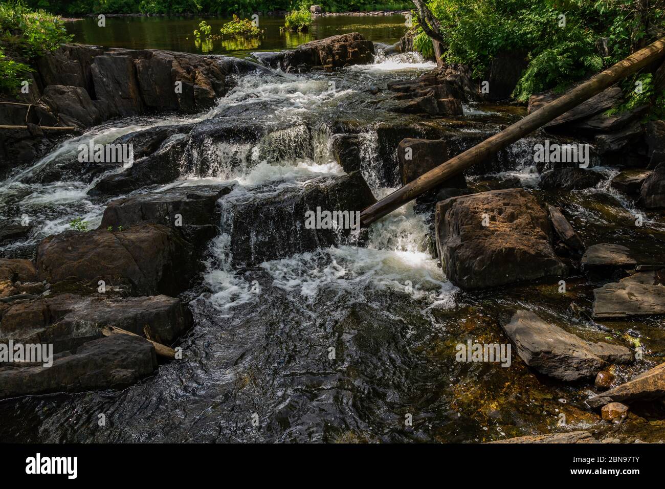 Lime stone waterfalls Stock Photo - Alamy