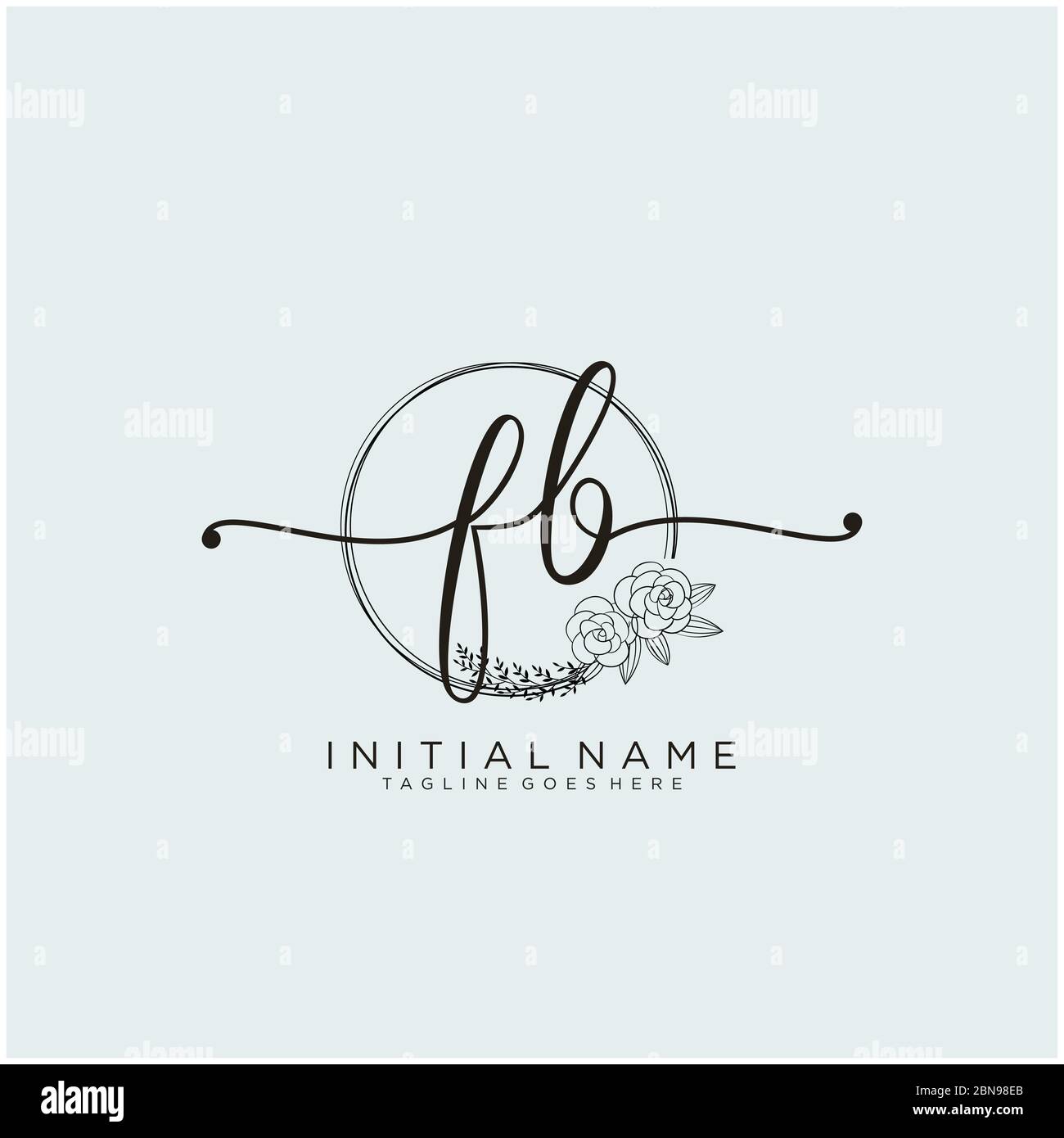 Fb initial logo hi-res stock photography and images - Alamy