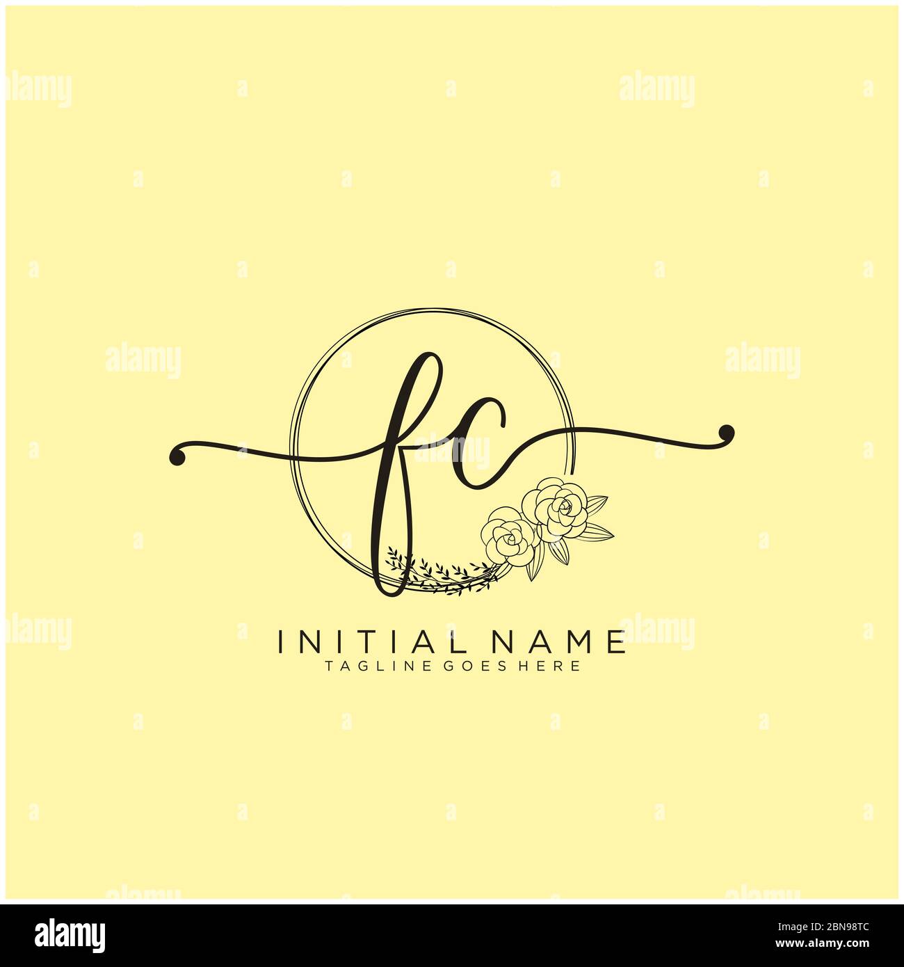 Fc initial logo hi-res stock photography and images - Alamy
