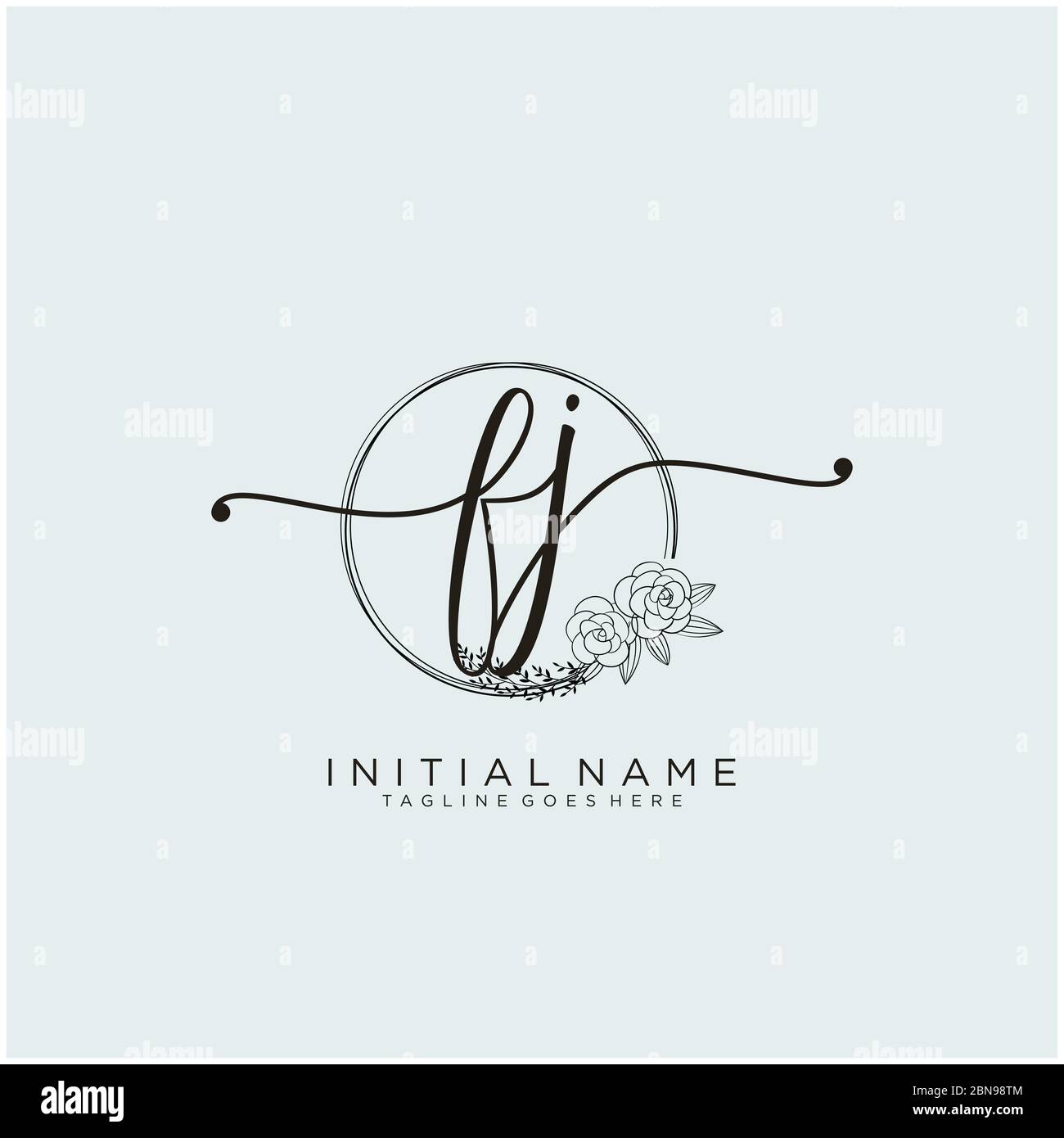 Fj logo Stock Vector Images - Alamy