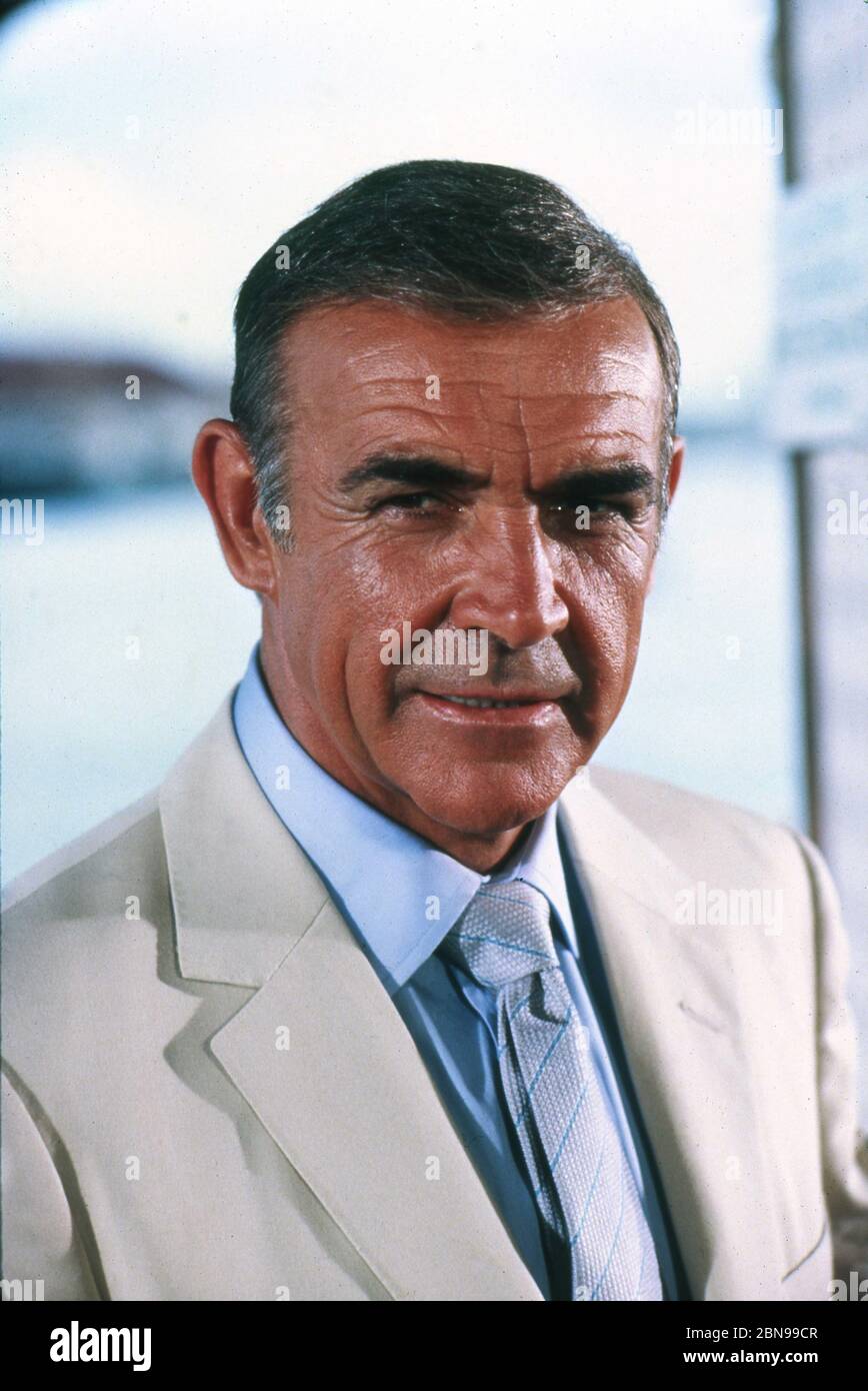 SEAN CONNERY Colour Portrait as James Bond 007 in NEVER SAY NEVER AGAIN ...