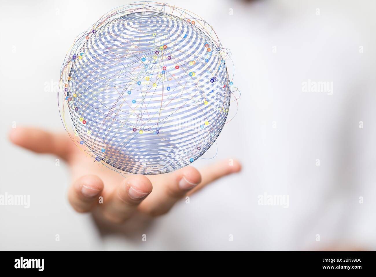 World map fingerprint hi-res stock photography and images - Alamy