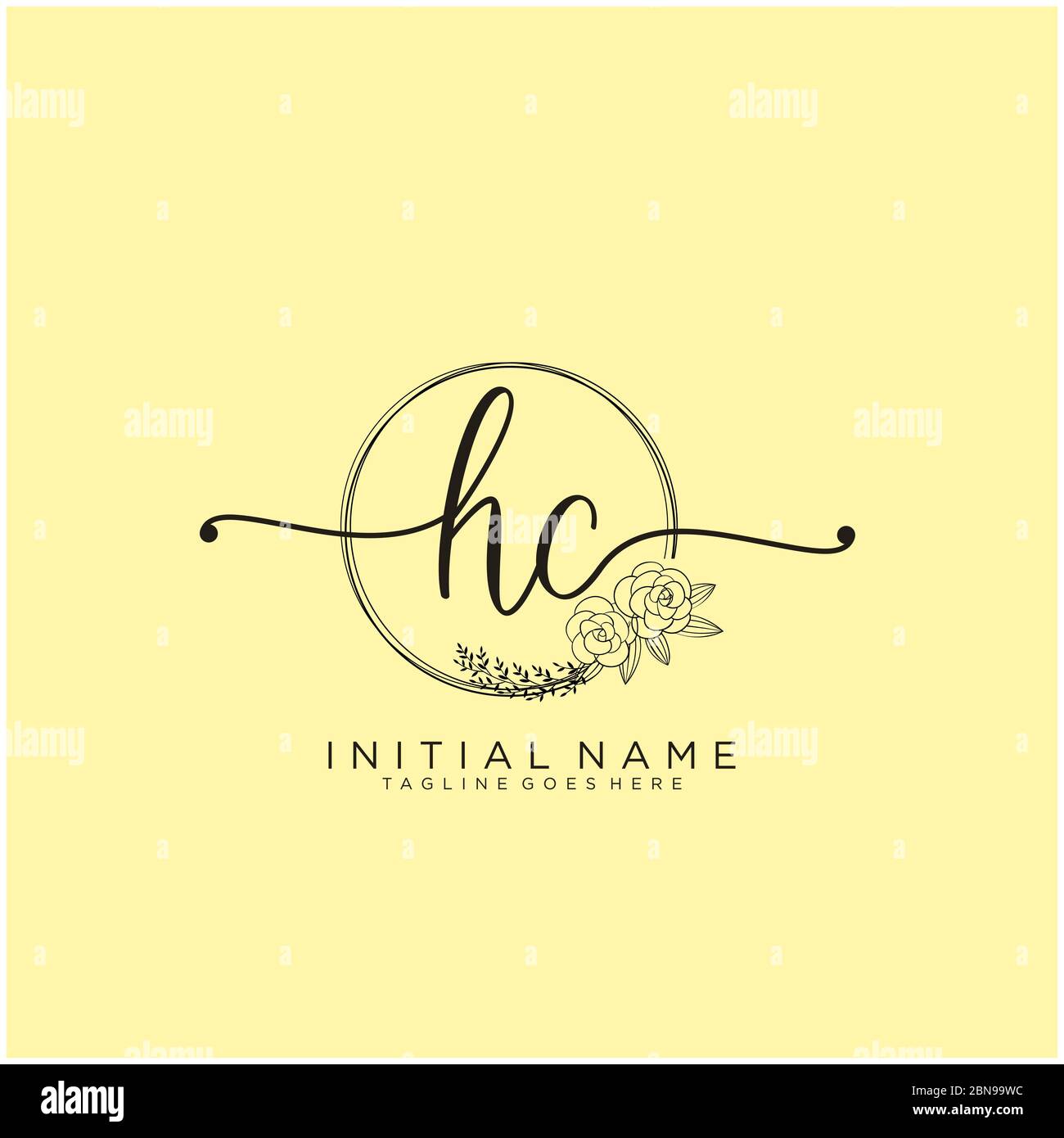 Initial hc hi-res stock photography and images - Alamy
