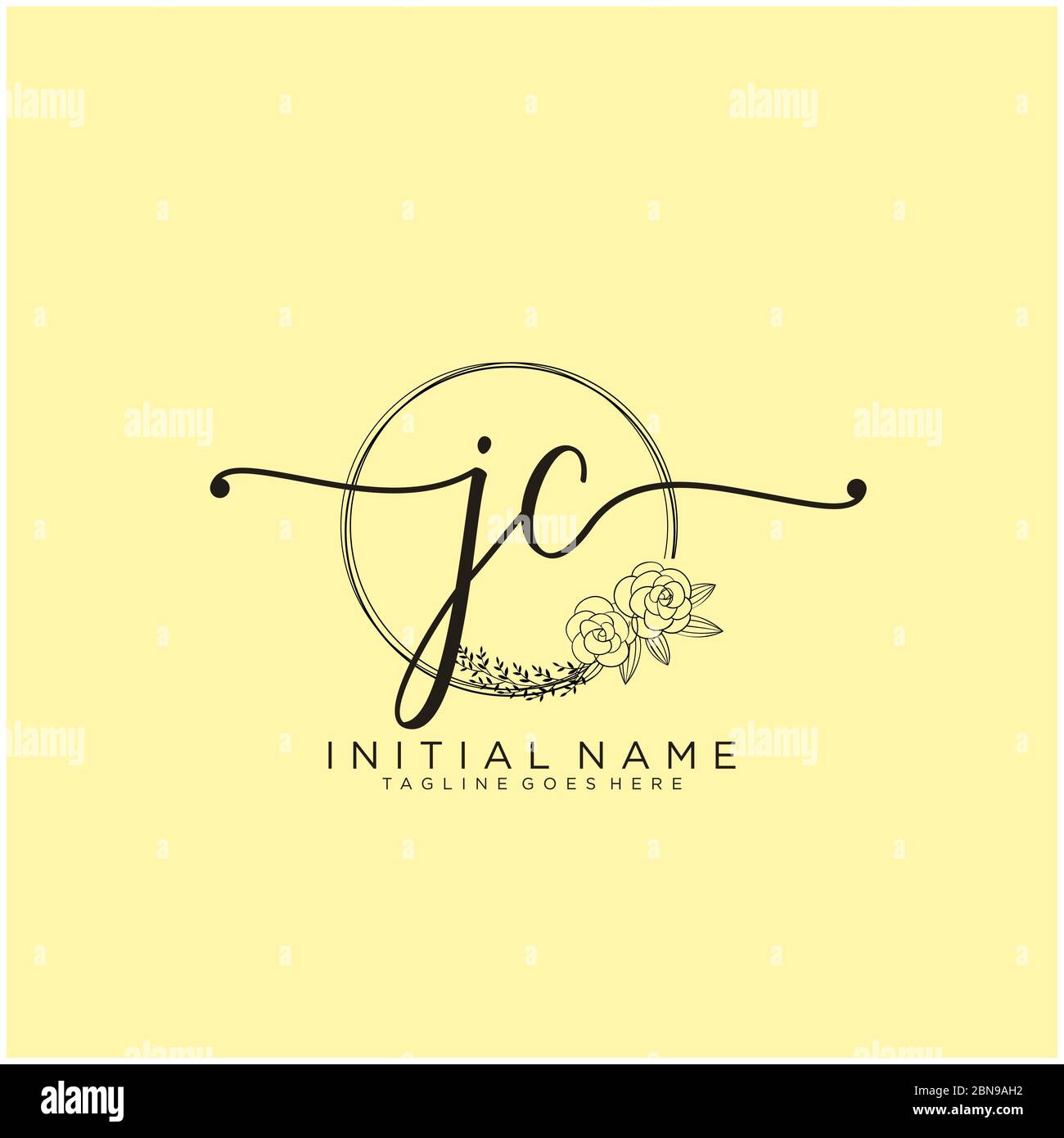 Jc logo design hi-res stock photography and images - Alamy