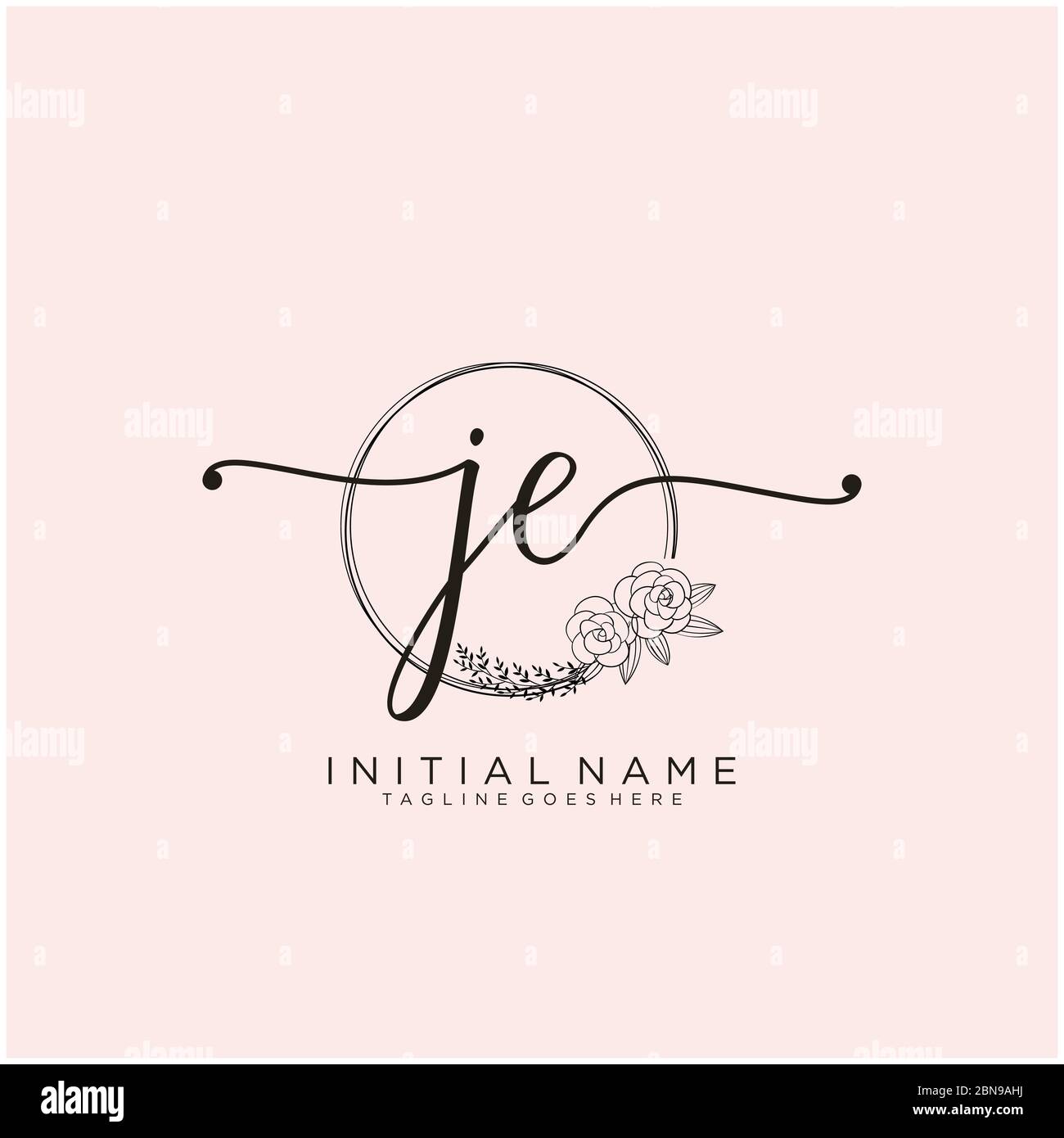 Letter je vector vectors hi-res stock photography and images - Alamy