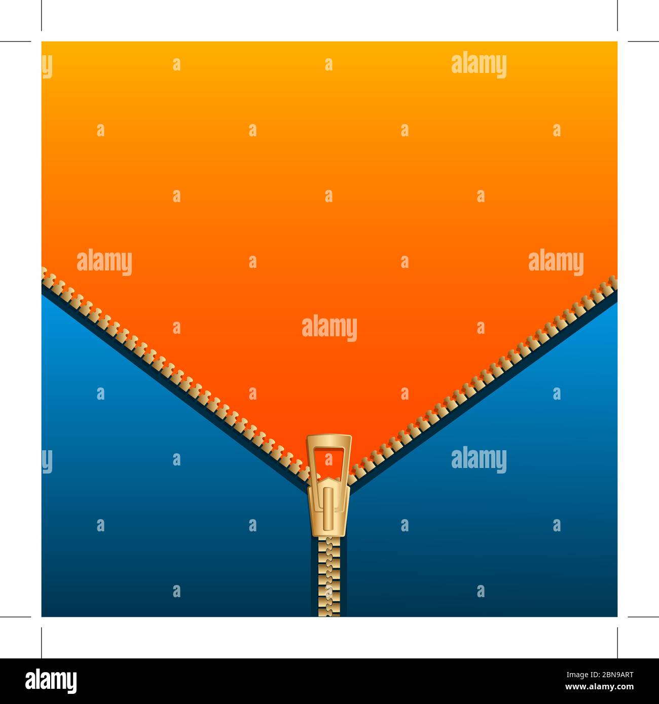 Background with zipper. Abstraction. Bright colors. Vector Image Stock ...