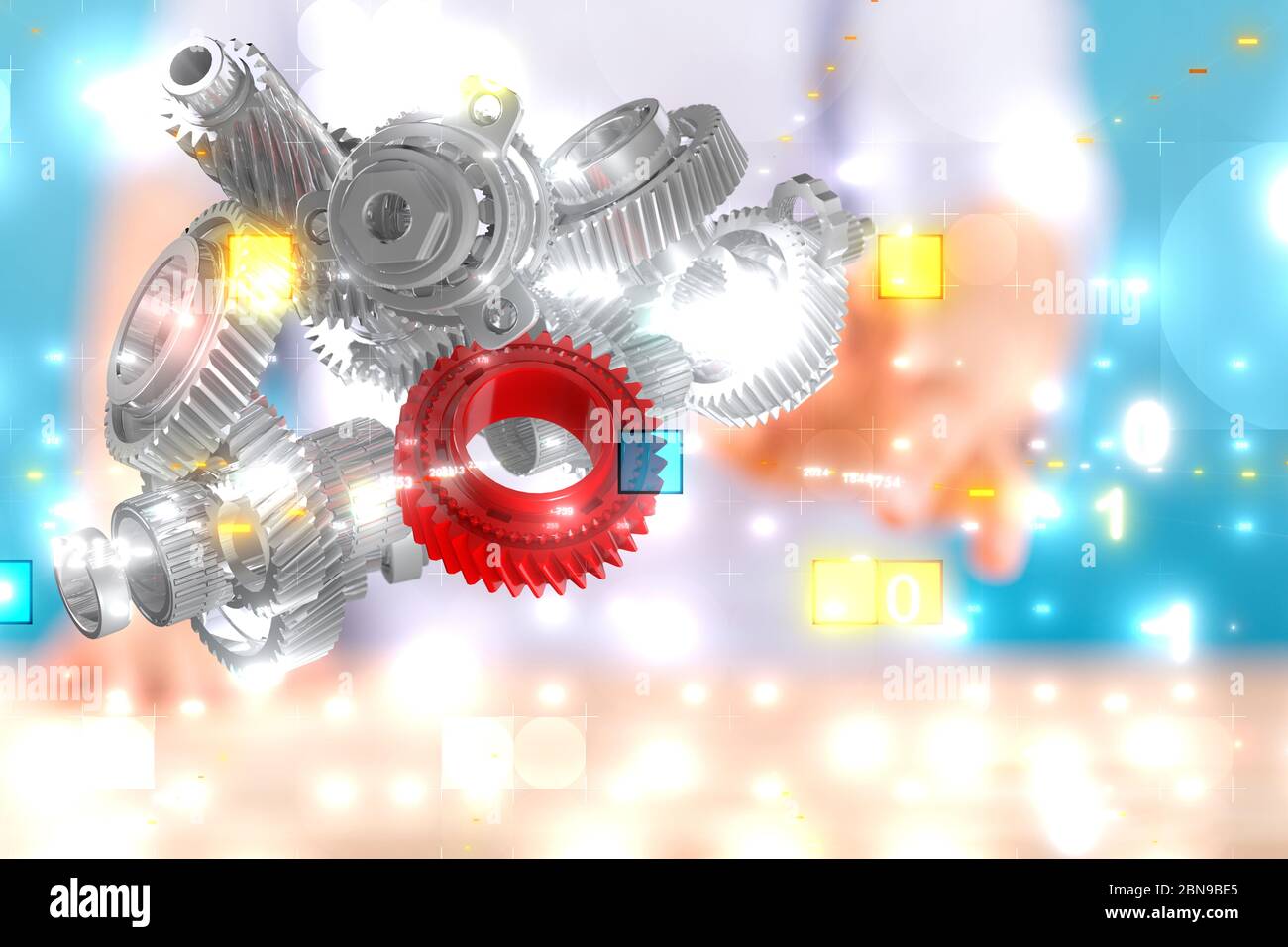 A business team gear to success concept Stock Photo - Alamy
