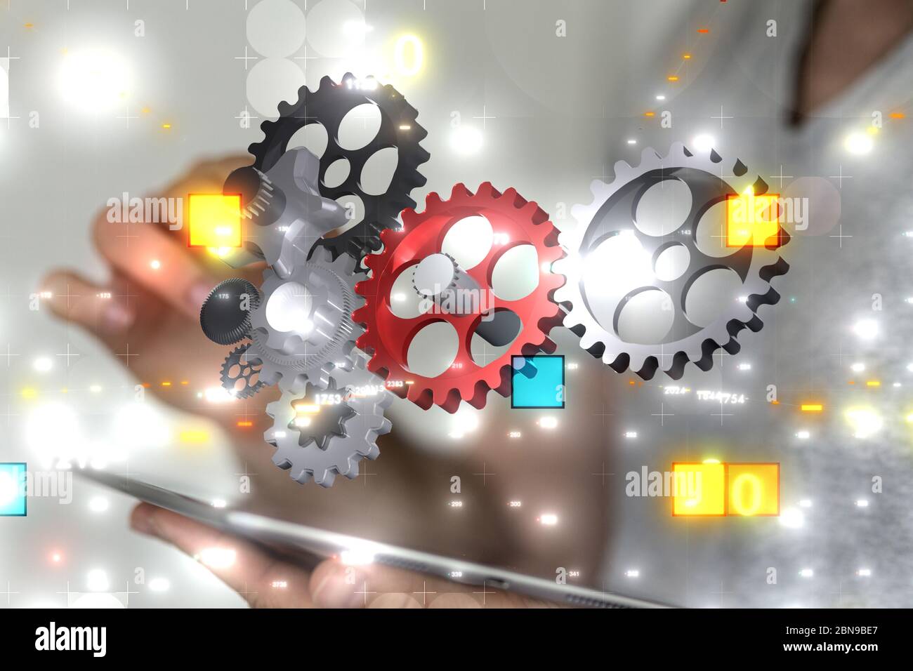 A business team gear to success concept Stock Photo - Alamy