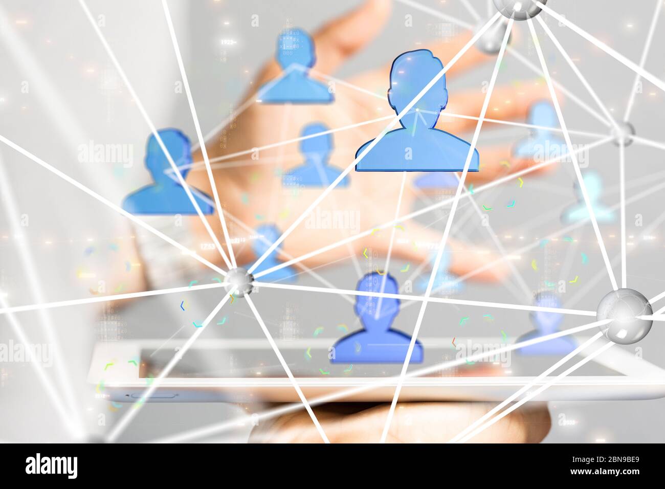 A internet net and data digital concept Stock Photo - Alamy