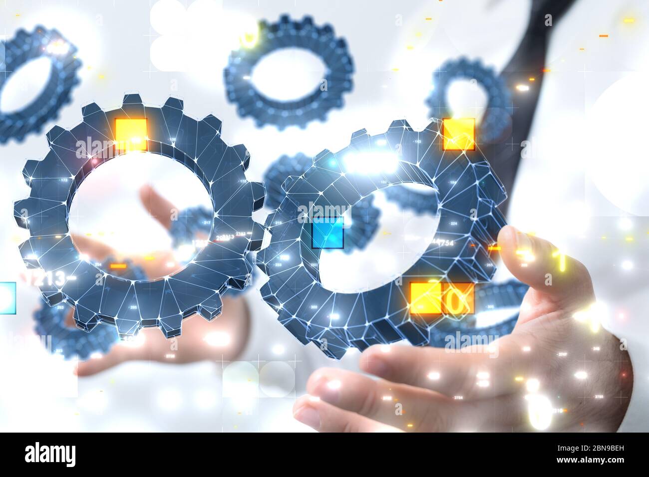 A business team gear to success concept Stock Photo - Alamy