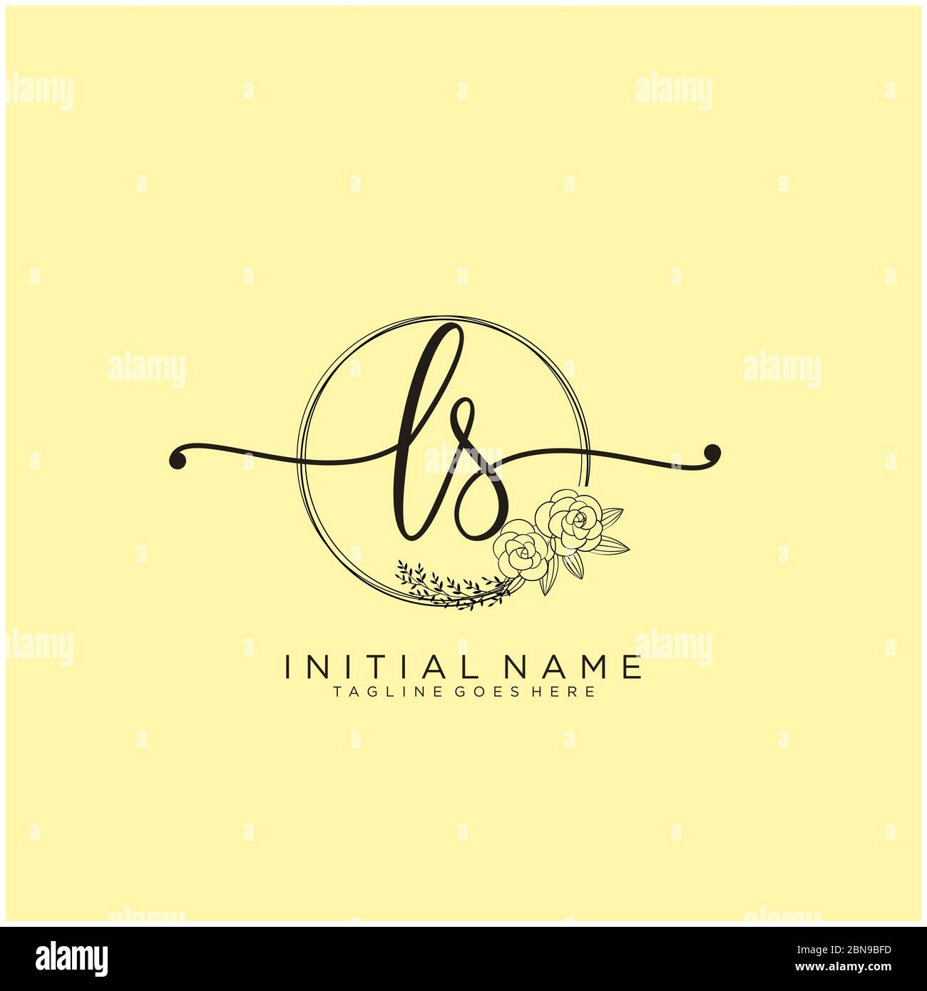 Ls initials logo Cut Out Stock Images & Pictures - Alamy