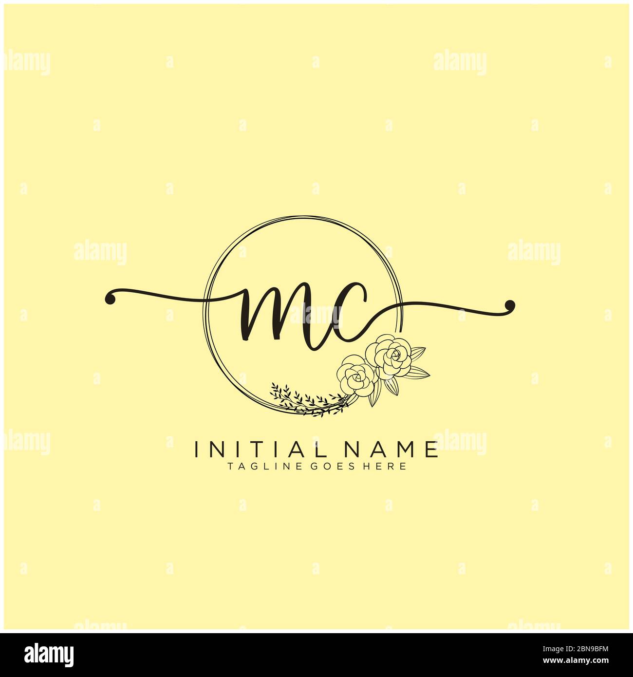 Mc monogram hi-res stock photography and images - Alamy