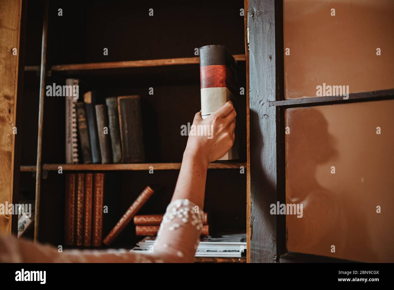 Taking information from literature hi-res stock photography and images ...