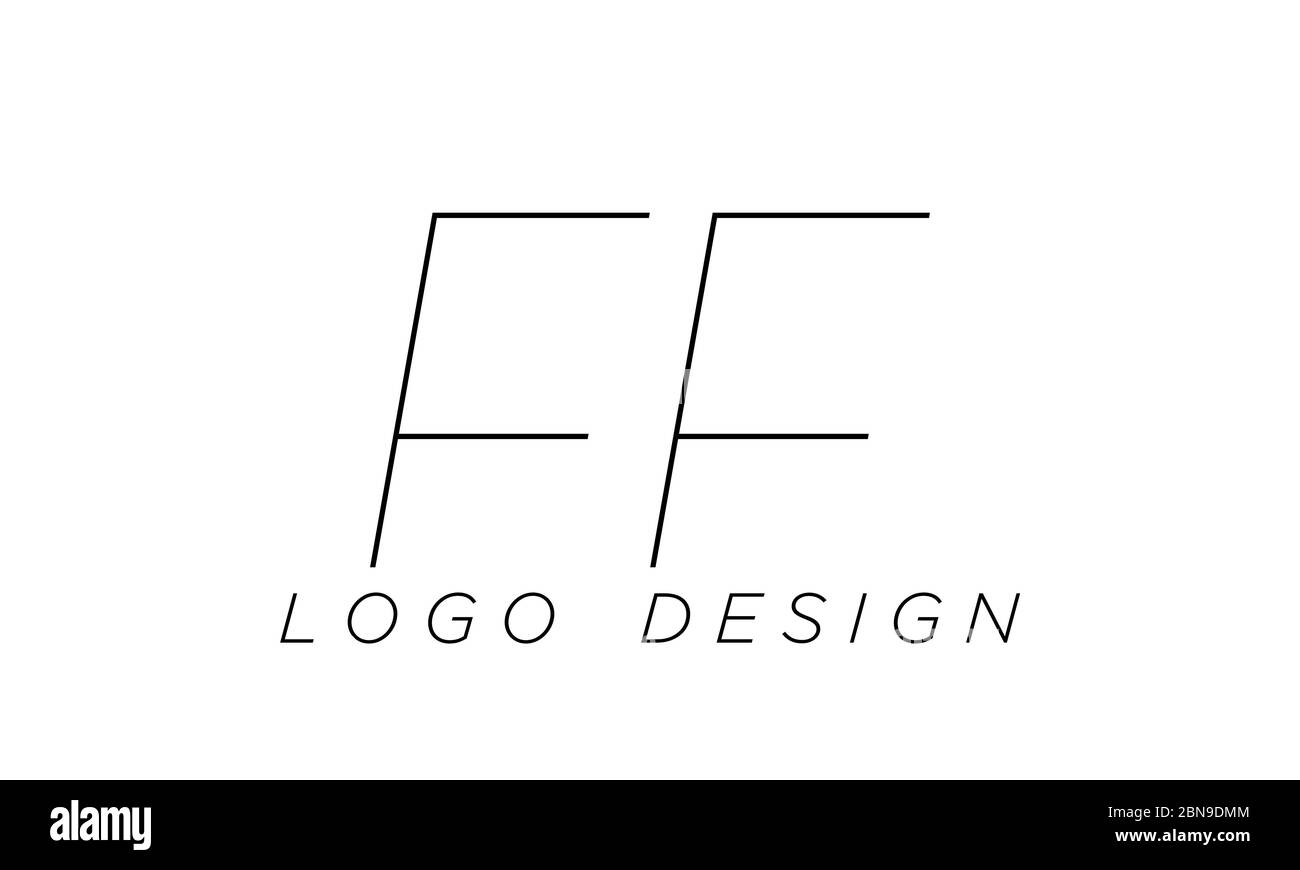 Modern unique creative alphabet letter F logo design, Minimalist F ...