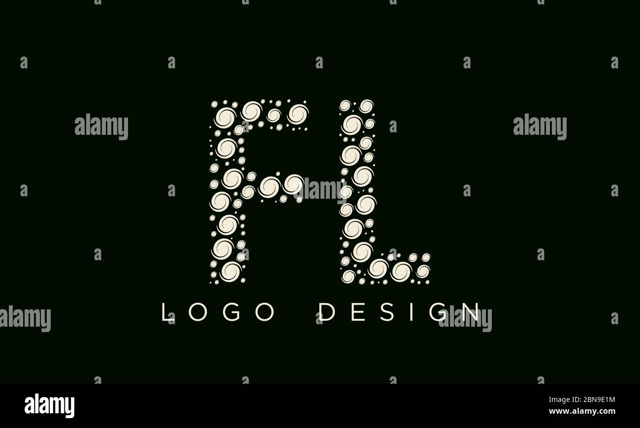 FL initial letter abstract logo design vector Stock Vector Image & Art ...