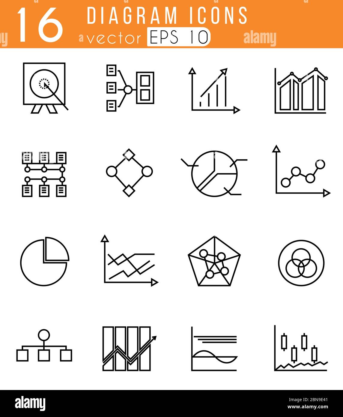 Integration innovation icon flat design hi-res stock photography and ...