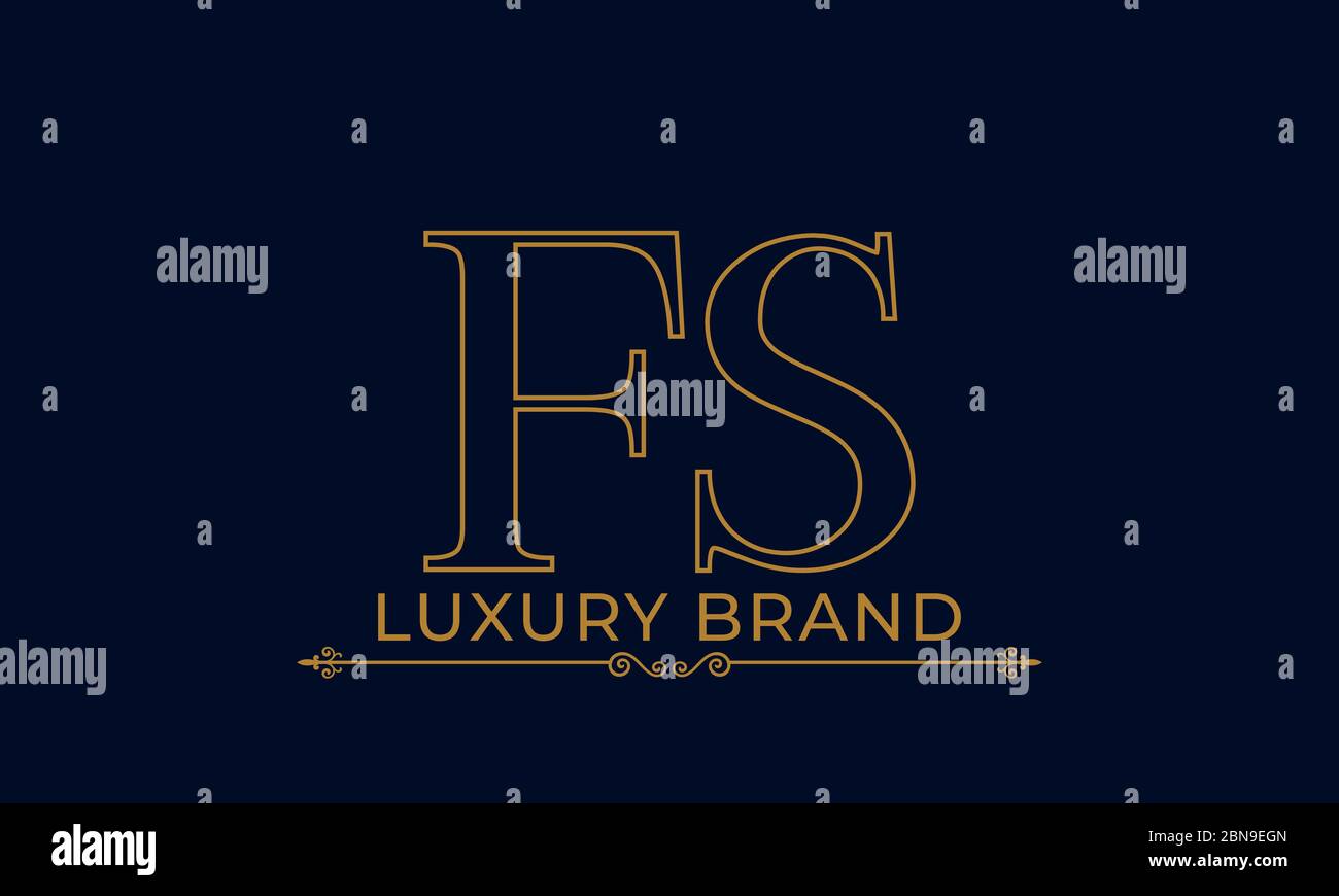 FS letter logo design. F A letter icon vector design. FS logo. FS Logo ...