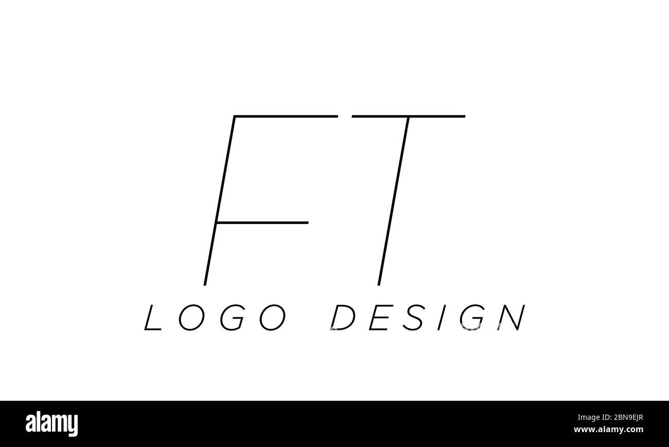 FT company linked letter logo Stock Vector Image & Art - Alamy