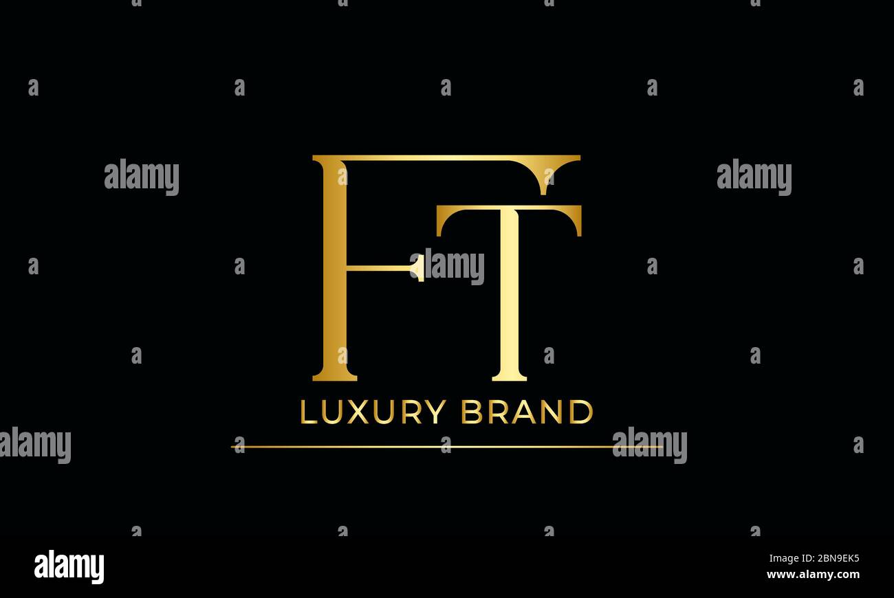 FT company linked letter logo Stock Vector Image & Art - Alamy