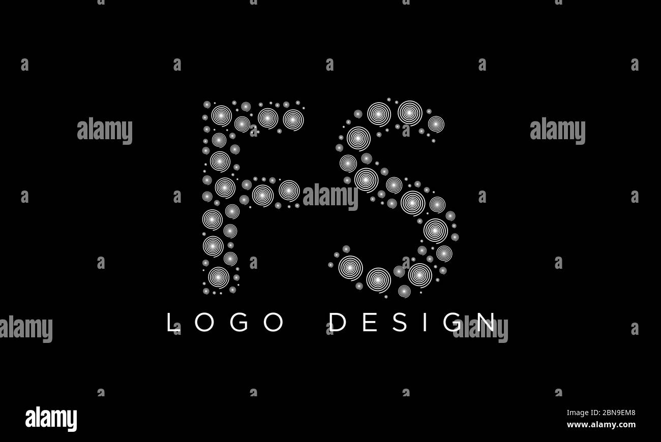 FS letter logo design. F A letter icon vector design. FS logo. FS Logo ...