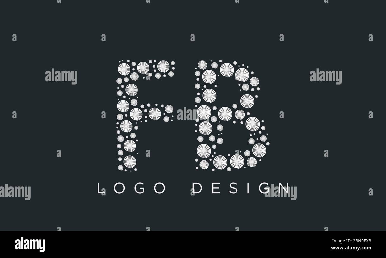 Creative Innovative Initial BF logo and FB logo. B Letter Minimal ...