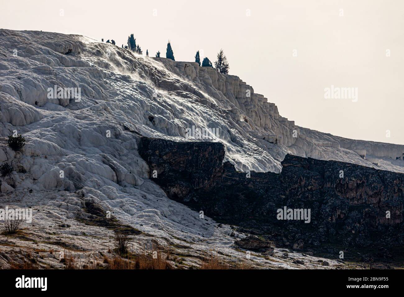 Limestone Rocks in Pamukkale, Turkey Stock Photo - Alamy