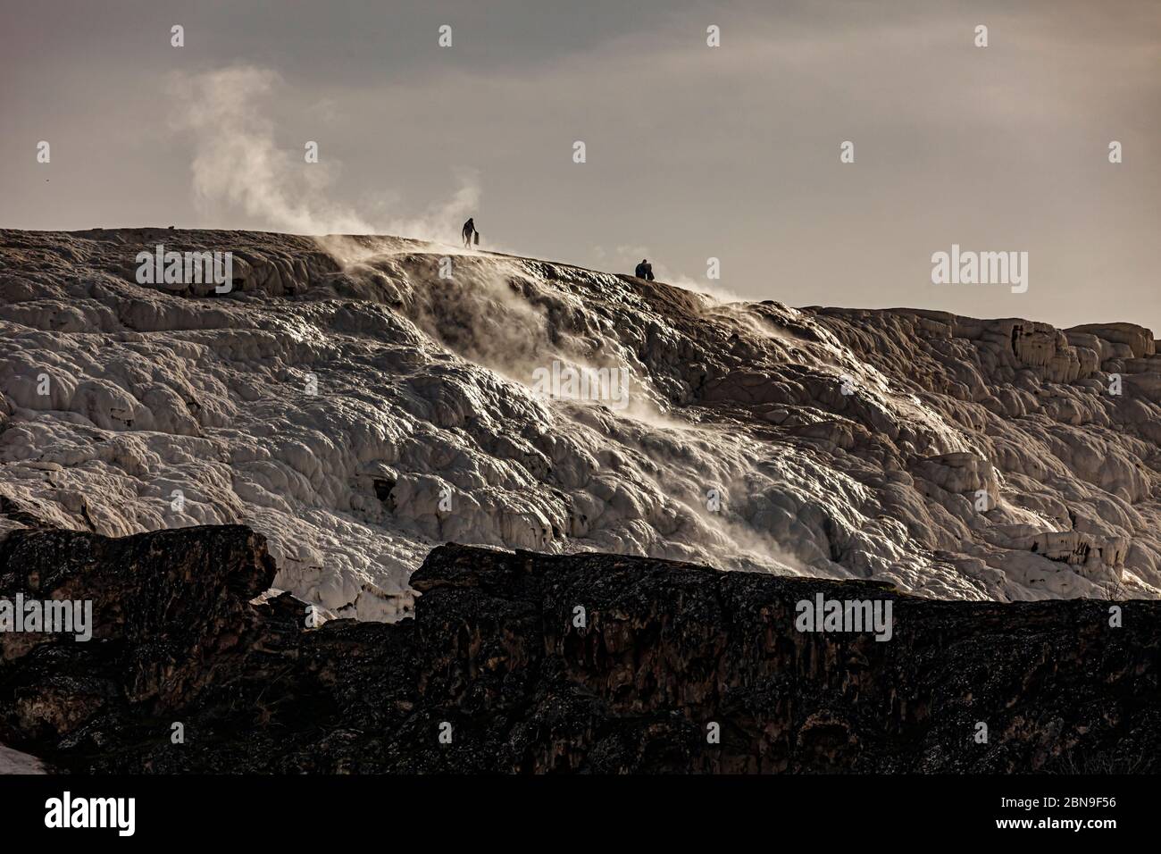 Limestone Rocks in Pamukkale, Turkey Stock Photo - Alamy
