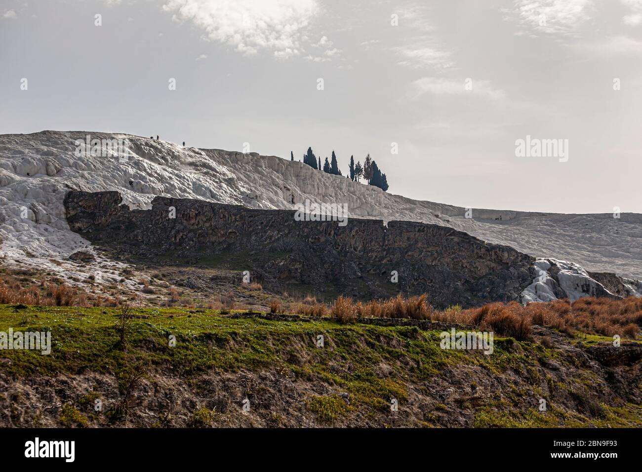 Limestone Rocks in Pamukkale, Turkey Stock Photo - Alamy