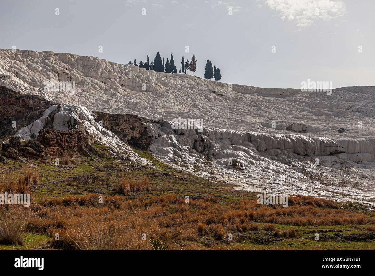 Limestone Rocks in Pamukkale, Turkey Stock Photo - Alamy