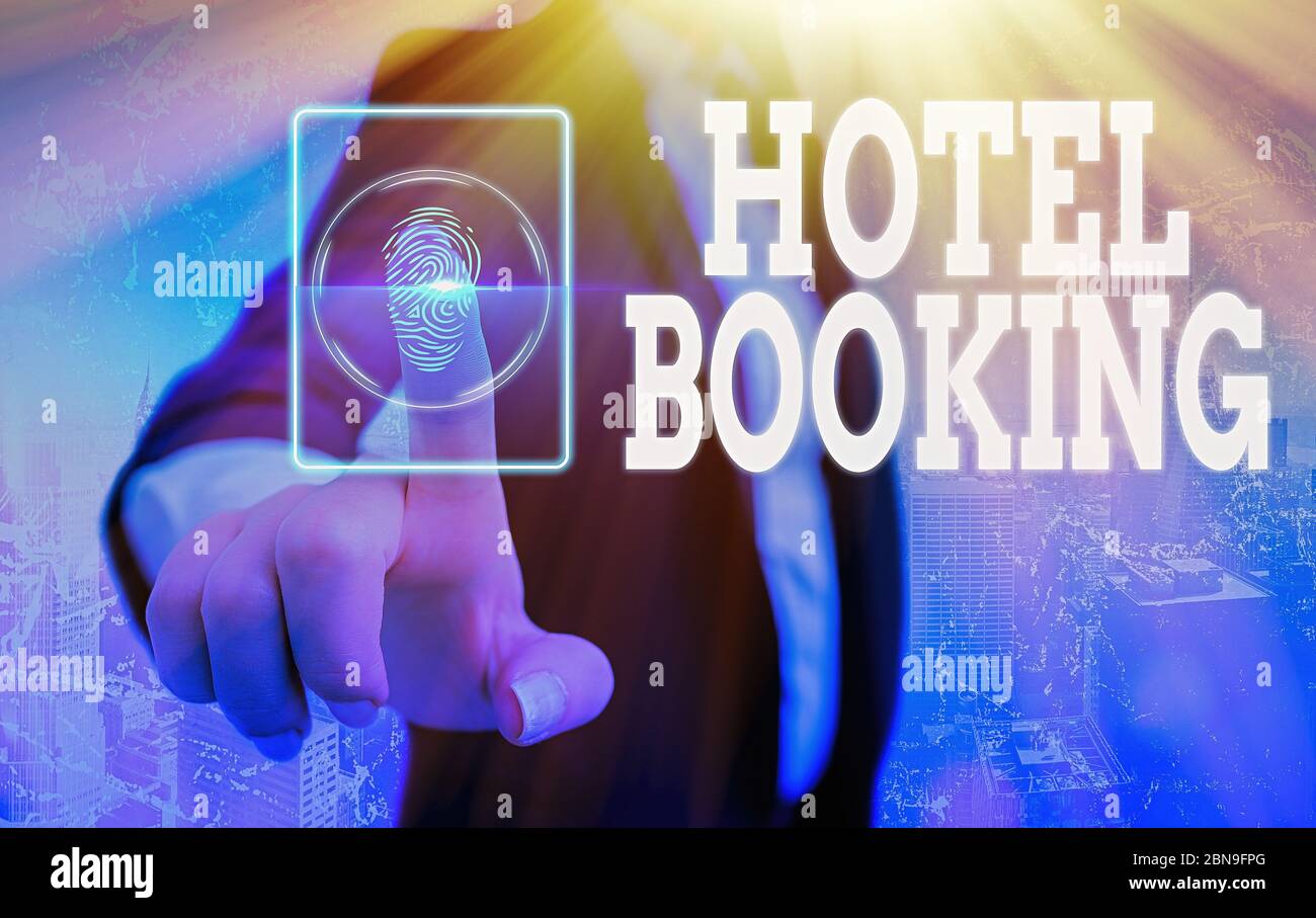 Conceptual hand writing showing Hotel Booking. Concept meaning Online ...