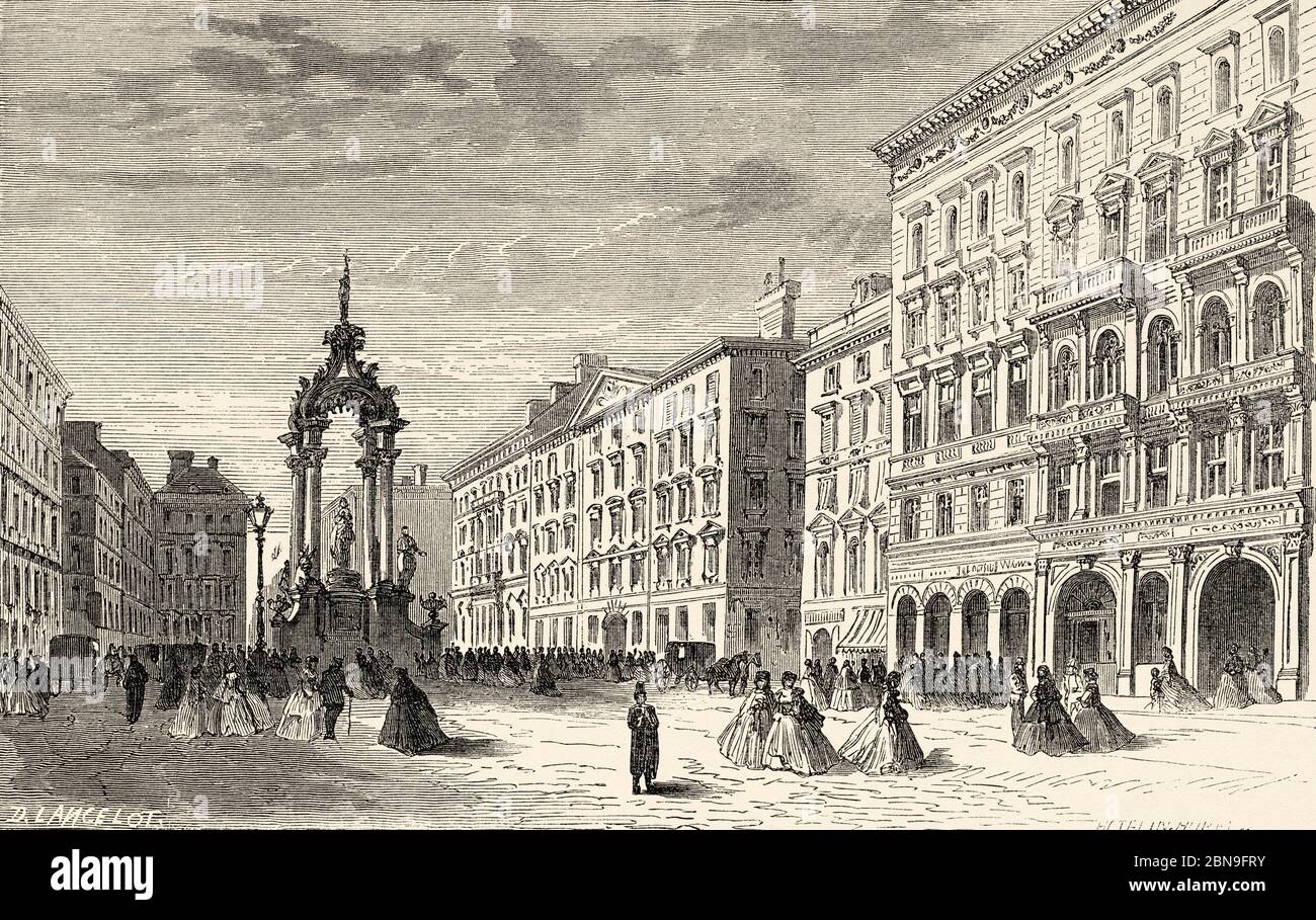 Hoher market vienna hi-res stock photography and images - Alamy