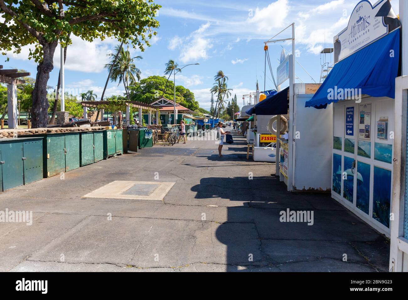 Wharf dock american flag port hi-res stock photography and images - Alamy