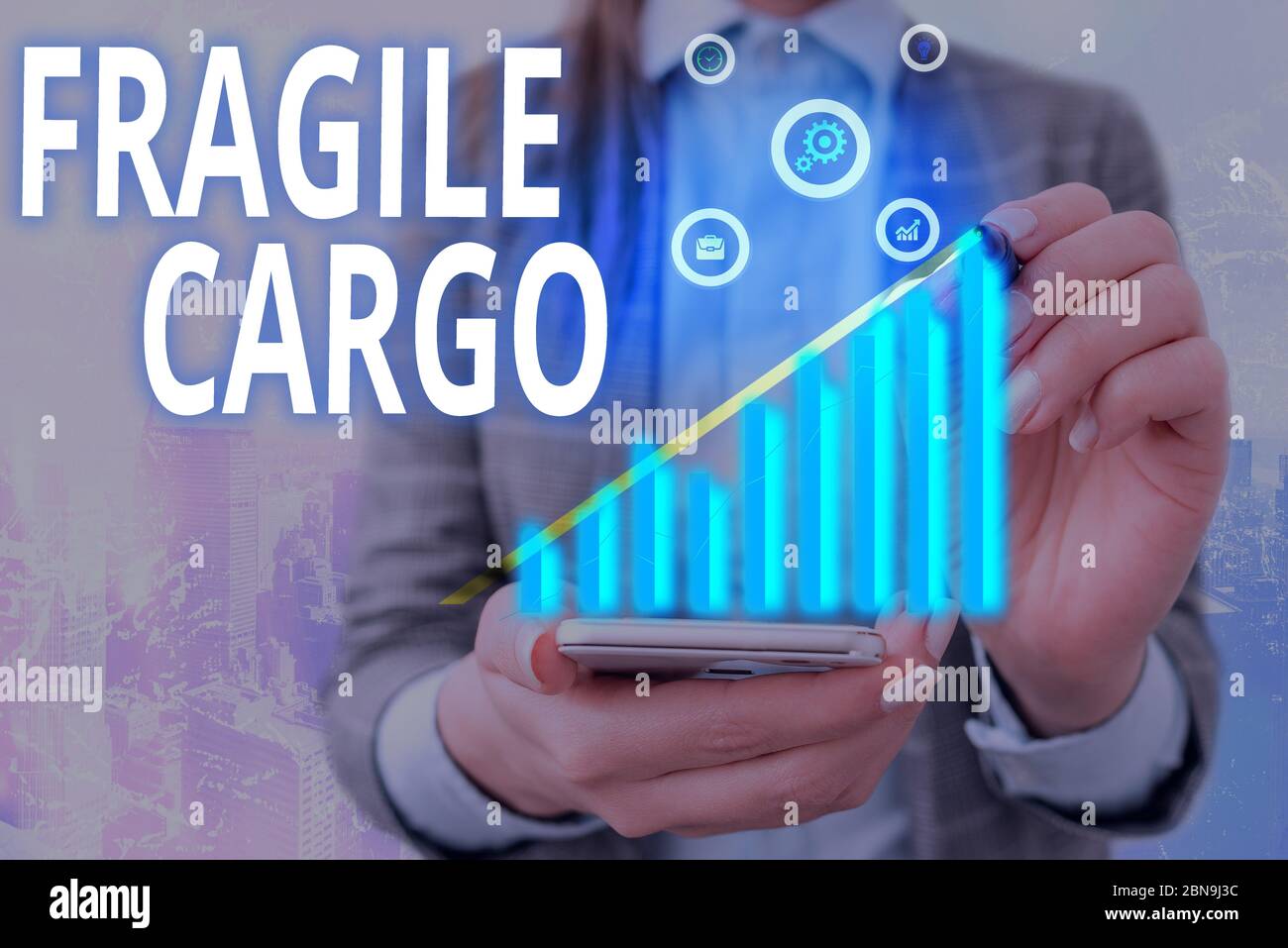 Word writing text Fragile Cargo. Business photo showcasing Breakable ...