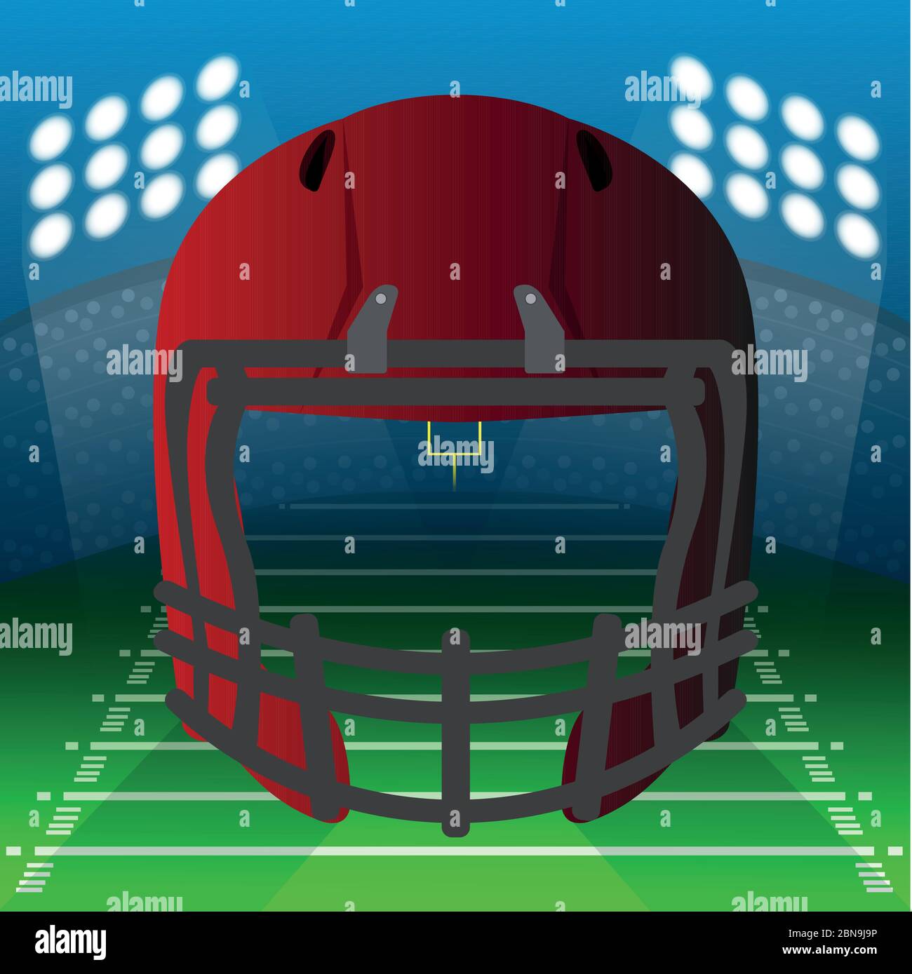 Image empty football stadium background Stock Vector Images - Alamy