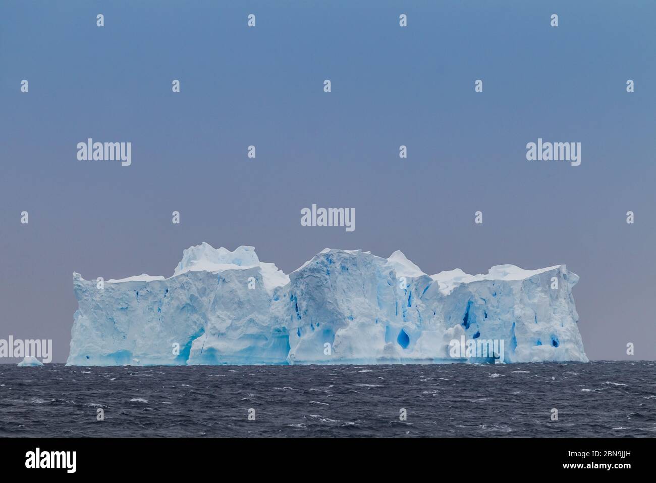 Huge iceberg off coast of Antarctica called The Wedding Cake Stock ...